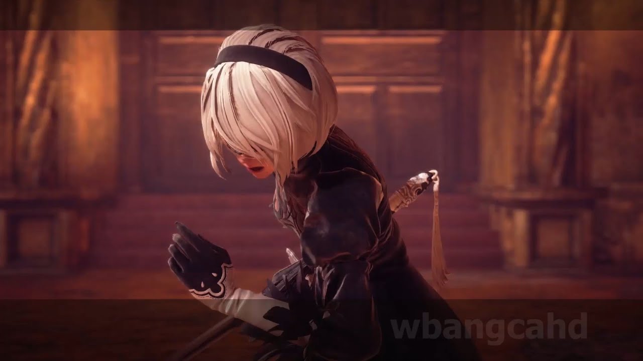 Nier Automata Boss Battle 2 - YouTube