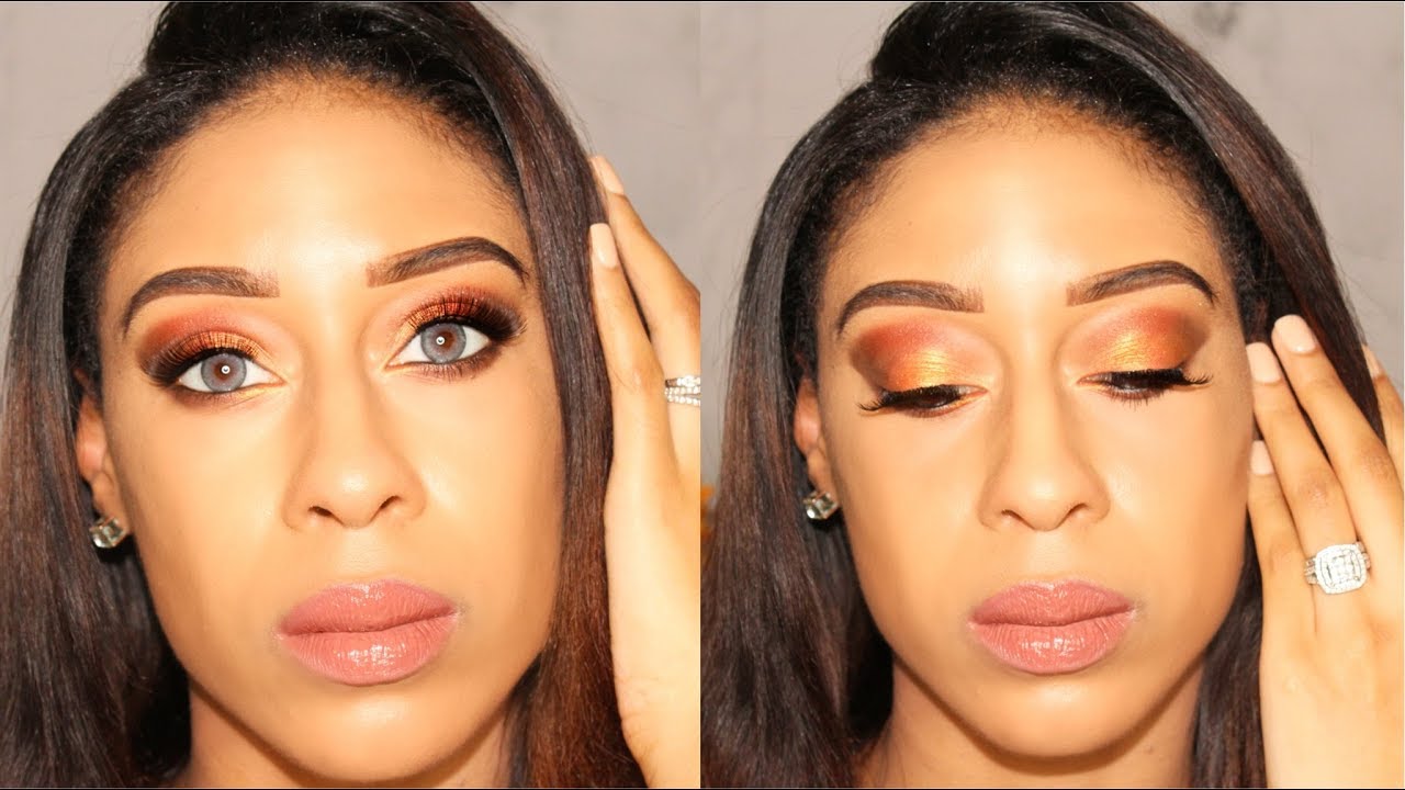 TERRACOTTA MAKEUP TUTORIAL WITH ORANGE 🍊|FEAT. SIESTA 'ROMANCE GRAY ...