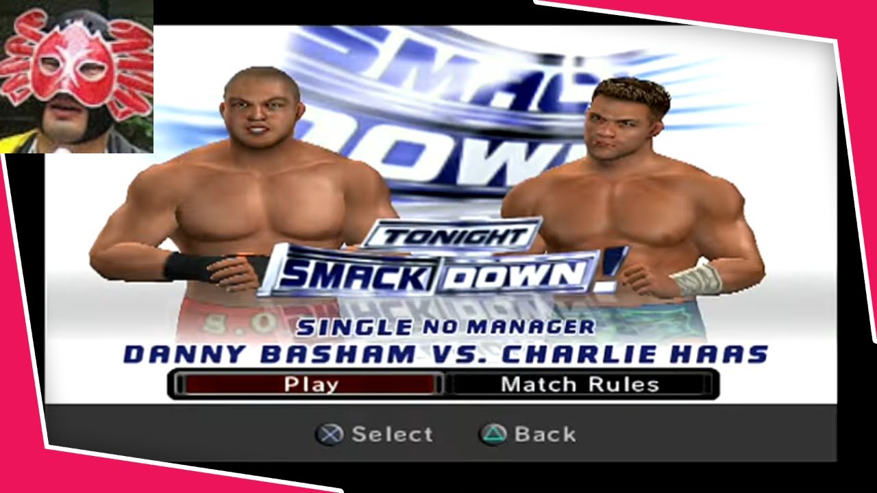 WWE Smackdown Vs Raw 2006 (PS2) Danny Basham Vs Charlie Haas - YouTube