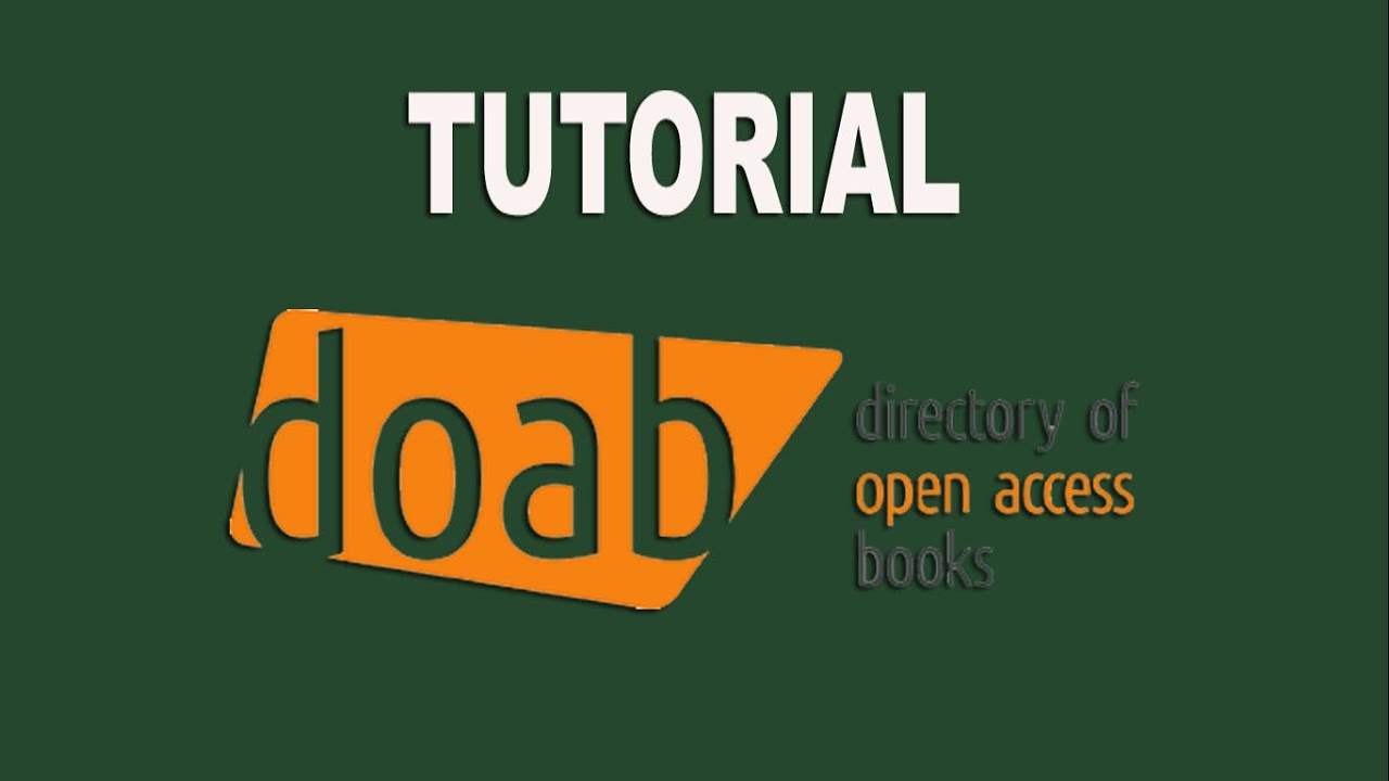 Tutorial Uso de DOAB - YouTube