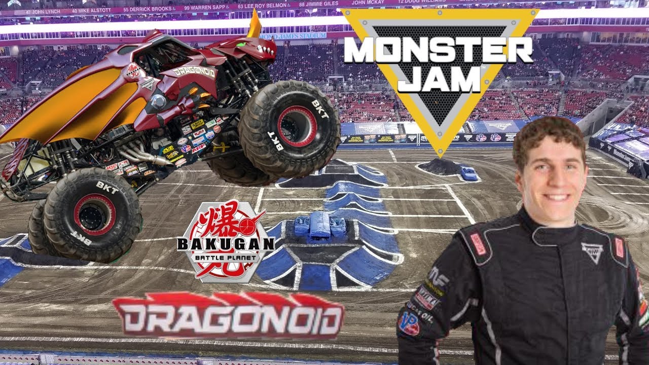 Bakugan Dragonoid Freestyle Monster Jam Tampa 2/2/19 - YouTube