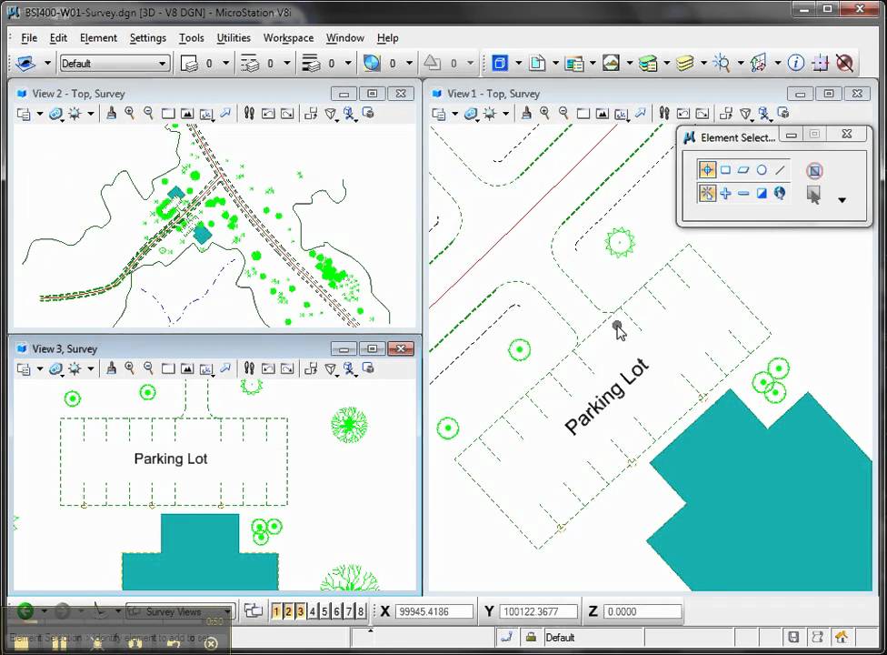 Using Multiple MicroStation Views - YouTube