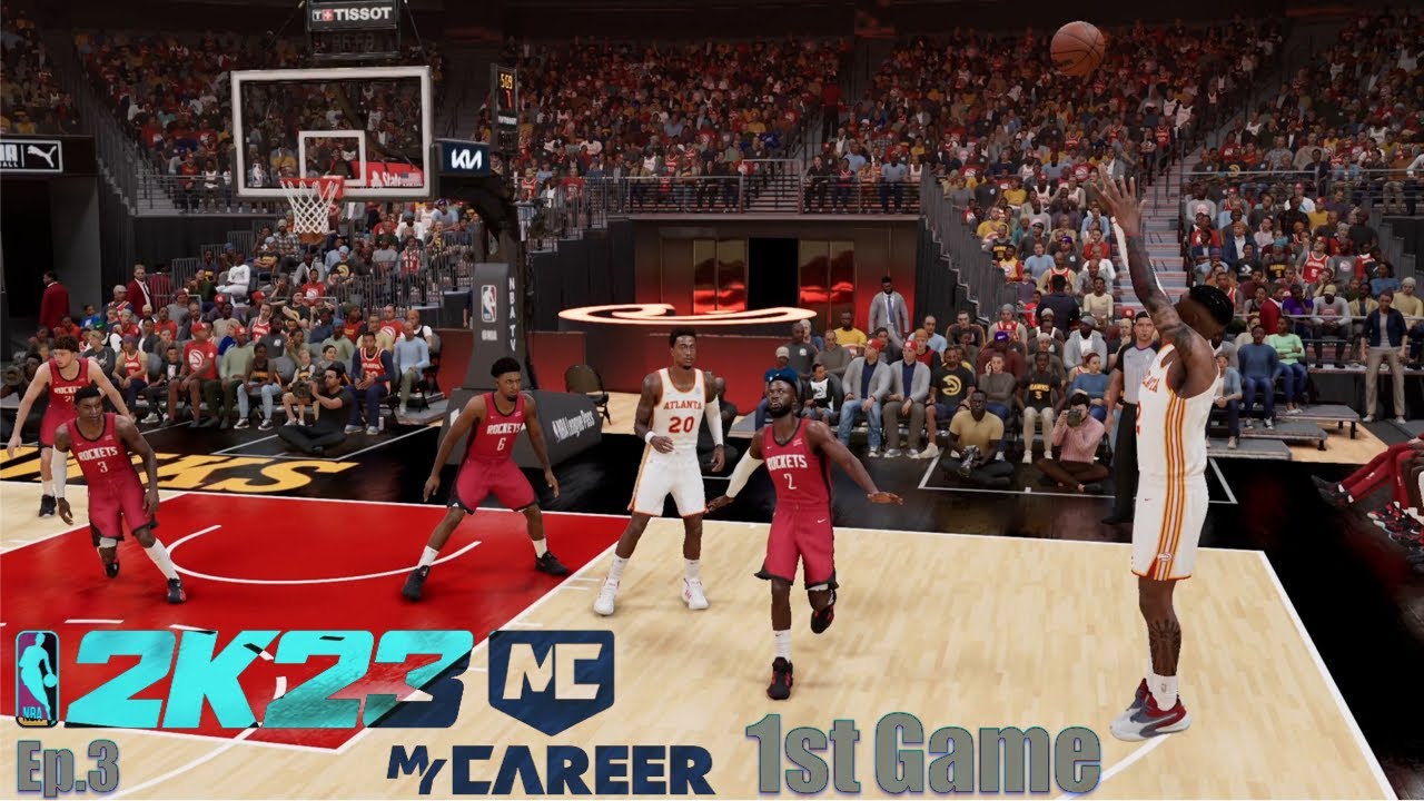NBA 2K23 My Career Ep. 3 - 1st NBA Game - YouTube