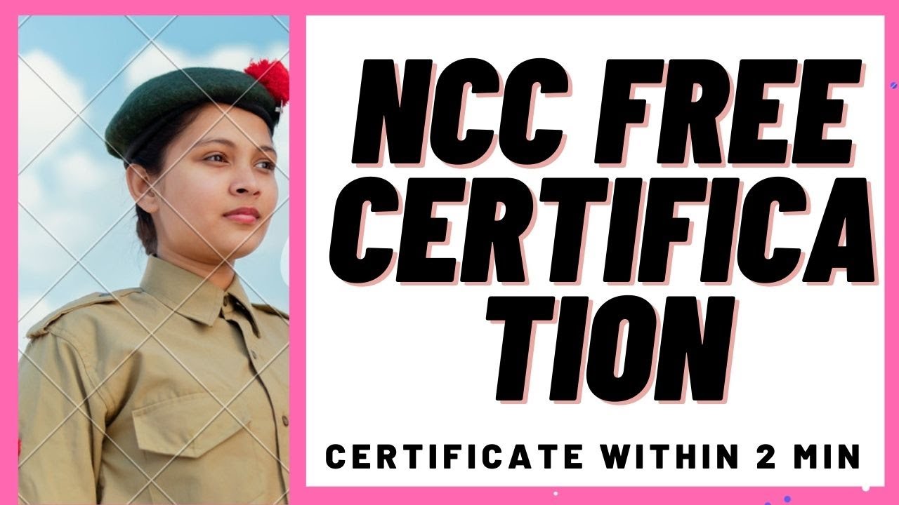 Free NCC Verified Certificate | How to get free NCC certificate | NCC ...