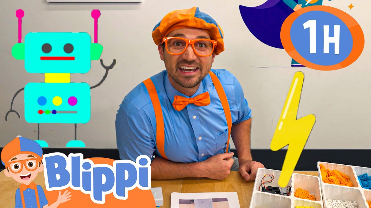 Blippi Builds and Plays With Robots! | Blippi - Sports & Games Cartoons ...