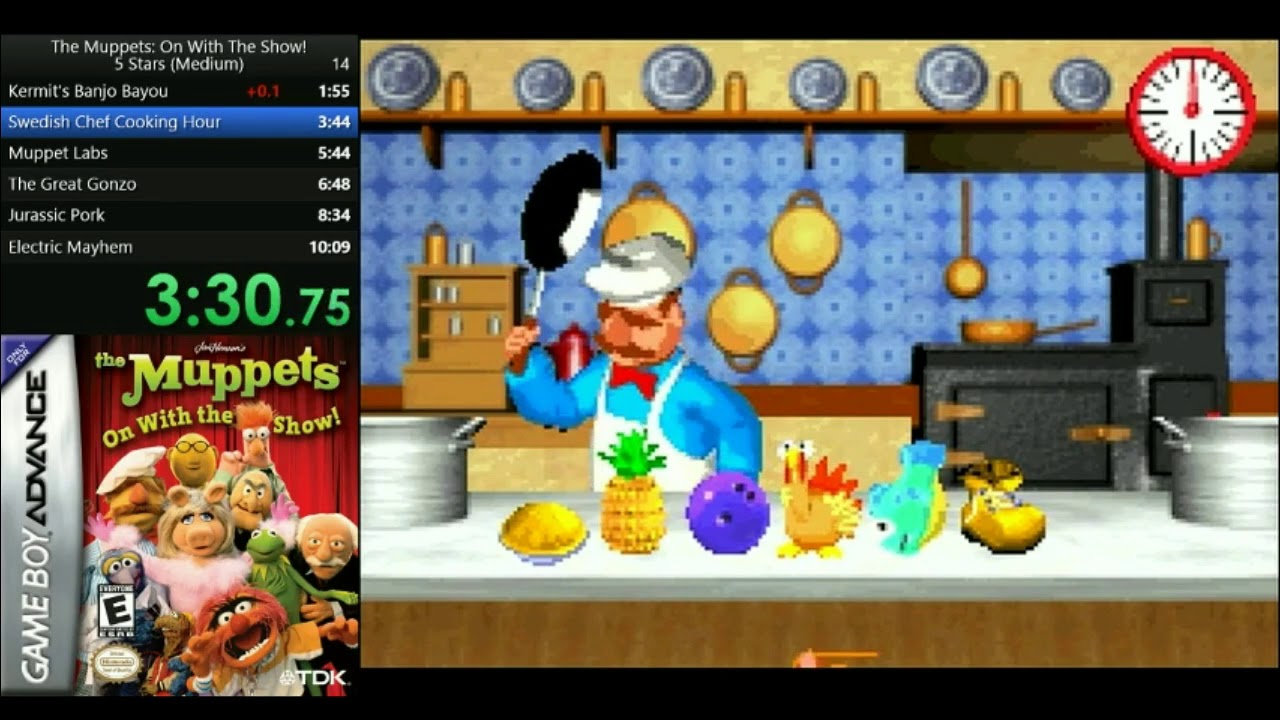 The Muppets: On With The Show! (GBA) 5 Stars - Medium Speedrun in 9:46 ...