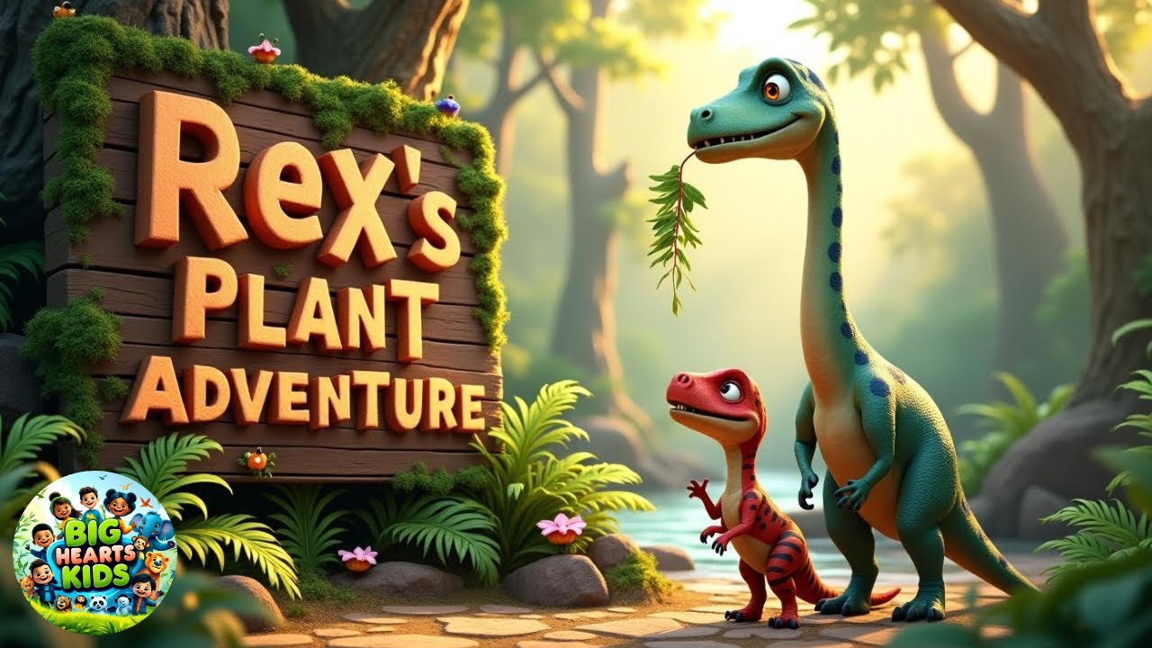 🌿 Rex's Plant Adventure 🦕 | A Fun & Educational Story For Kids! - YouTube