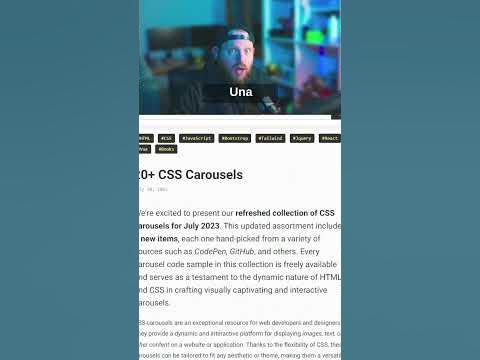CSS FREE carousel DOWNLOAD #shorts #desarrolladorweb - YouTube