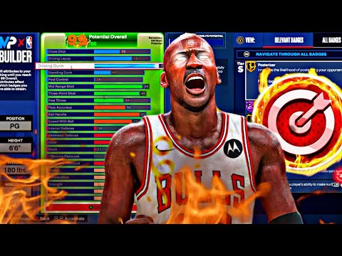 “THE GOAT” MICHAEL JORDAN ON NBA 2k24! BEST PG SG BUILD ! BEST JUMPSHOT ...