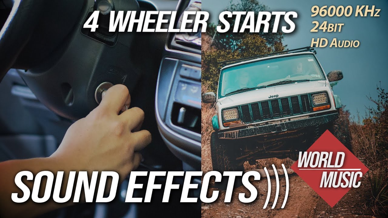 4 Wheeler Starts Sound Effects HD - YouTube