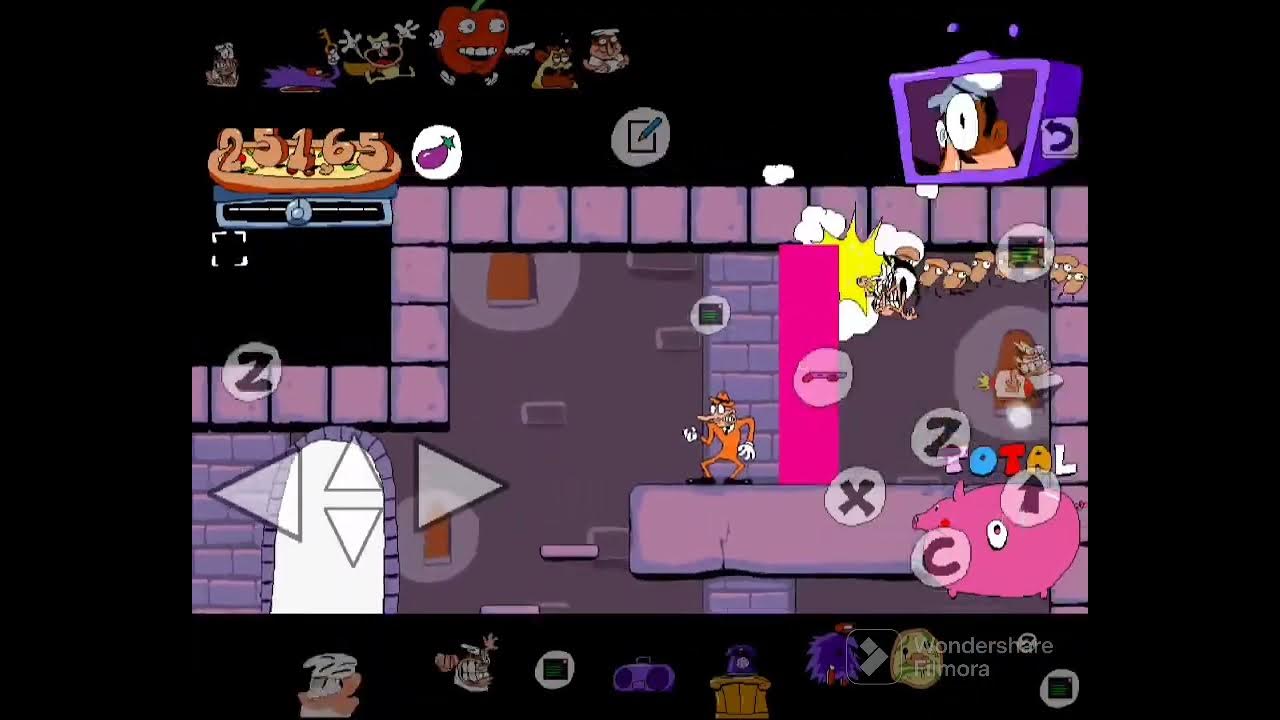 pizza tower eggplant (9.5.0) pregunten por los botones y binds que no mostre en la hoja - YouTube