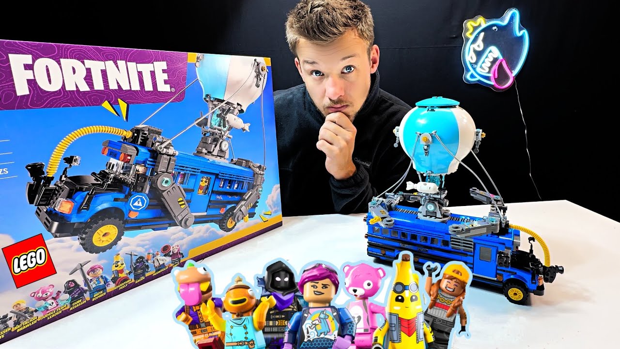 Building the first ever Fortnite LEGO set - YouTube