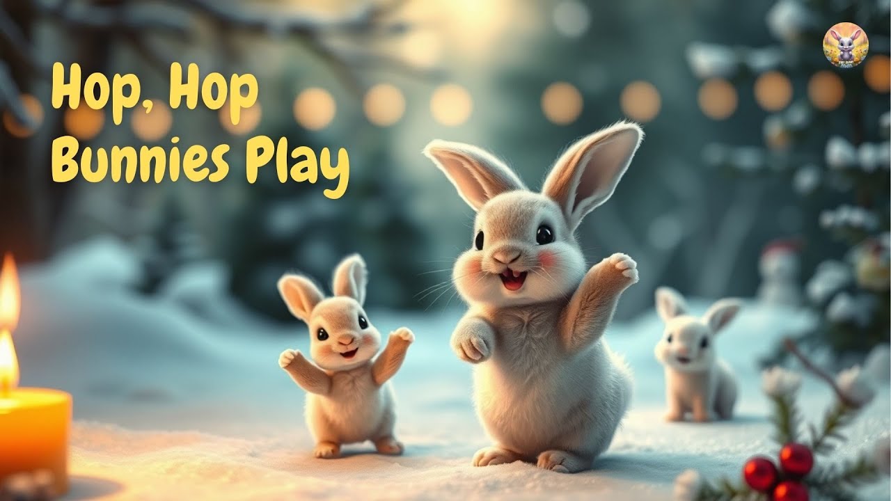 Hop, Hop, Bunnies Play | Nursery Rhymes for Kids | @BabyBunnyRhymes ...
