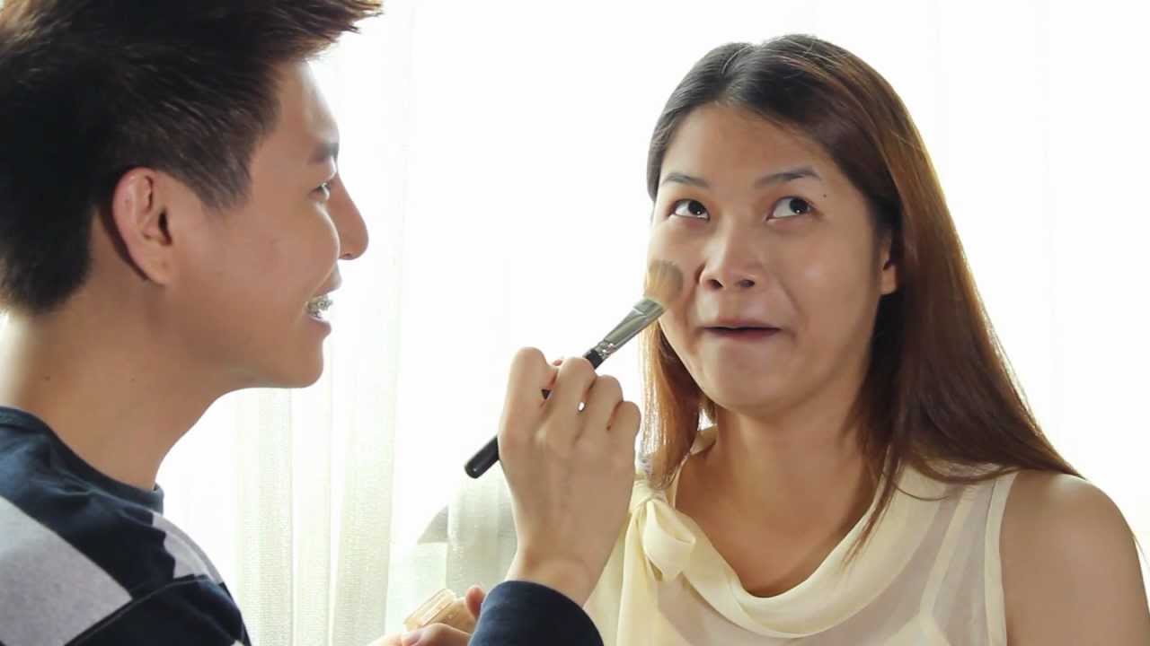 Bryan Tan : แต่งหน้าสาวไทยมัดใจฝรั่งฮาๆ Fashion Beauty Expert - YouTube