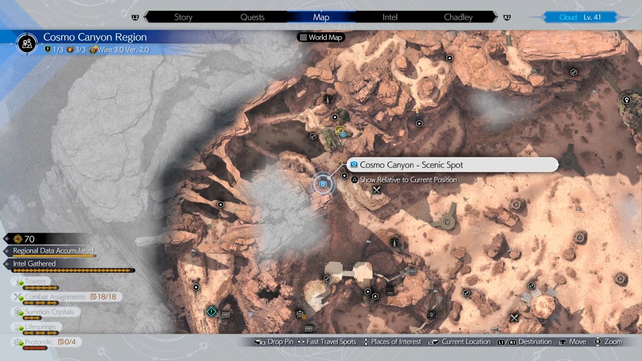 Cosmo Canyon Scenic Spot Location Walkthrough - Final Fantasy VII ...