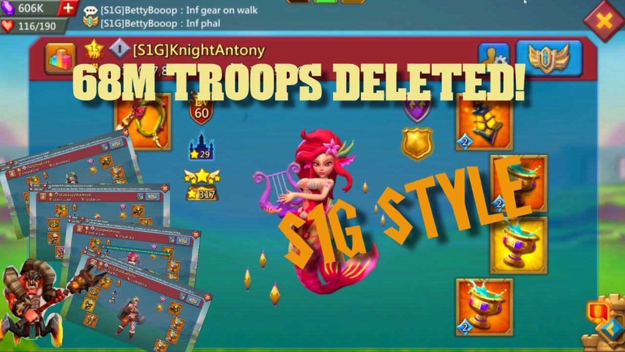 Zeroing 68m Troops with Style! | 68m Troops Zeroed | Lords Mobile - YouTube