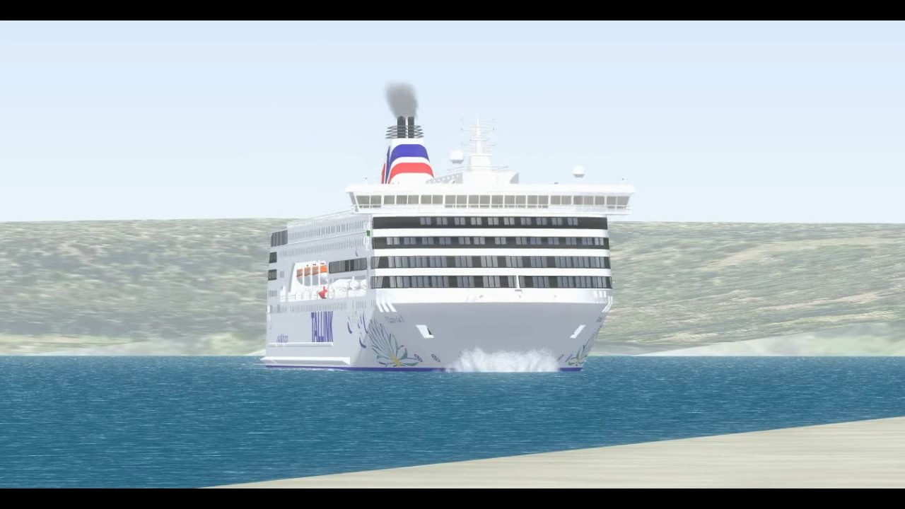 MS Victoria 1 Arrival Tallinn - YouTube
