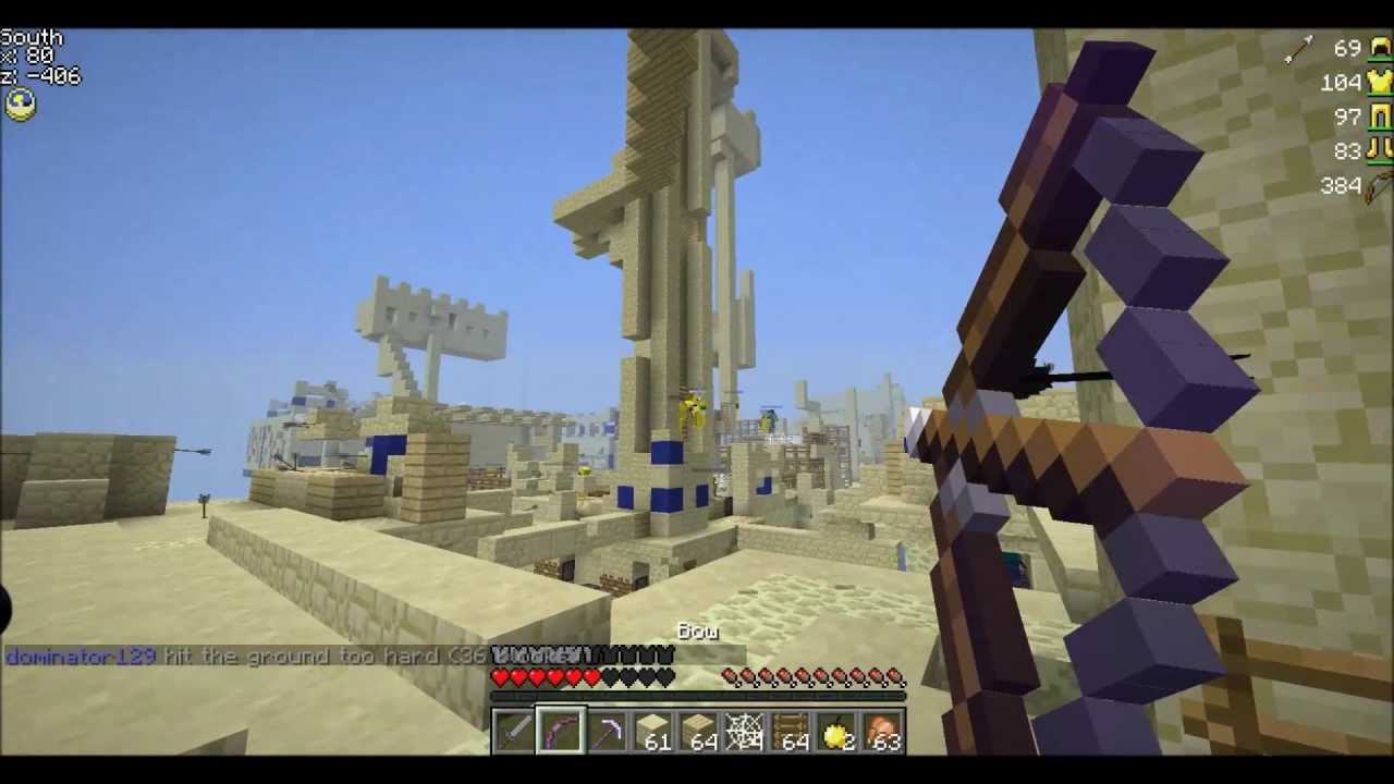 Minecraft PvP: Overcast Network (Project Ares) Gameplay on Golden ...