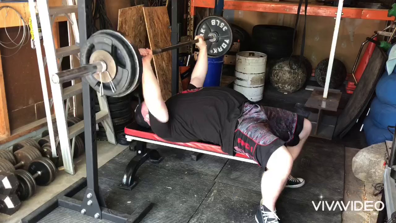 Deload(ish) | Bench Press: 170 lbs x 25 (77kg) & Log Press Single 3/3 ...