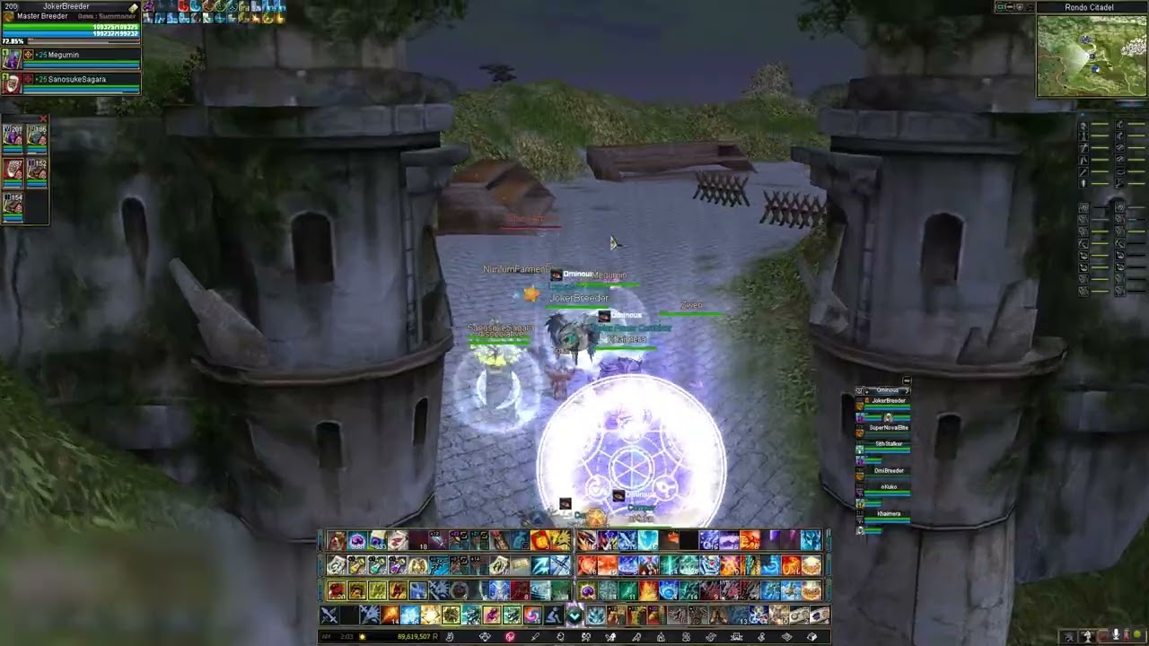 Rappelz // Ominous Guild // Rondo Citadel Siege // July - 30 // (6:10 ...