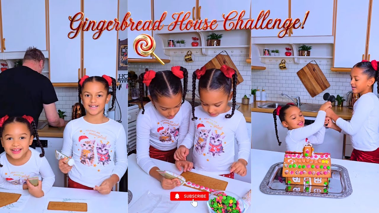 Building a Gingerbread House with Dad 🎄 Christmas Traditions 2025 ...