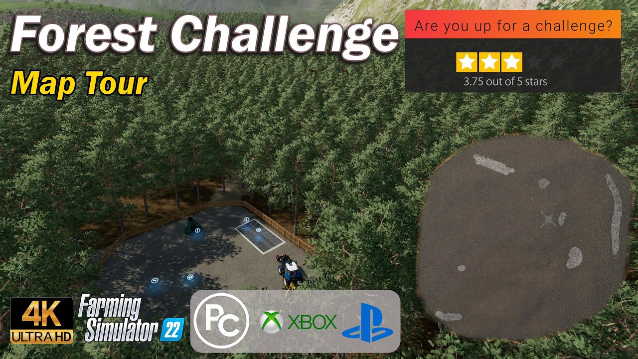 Forest Challenge | Map Tour | Farming Simulator 22 - YouTube