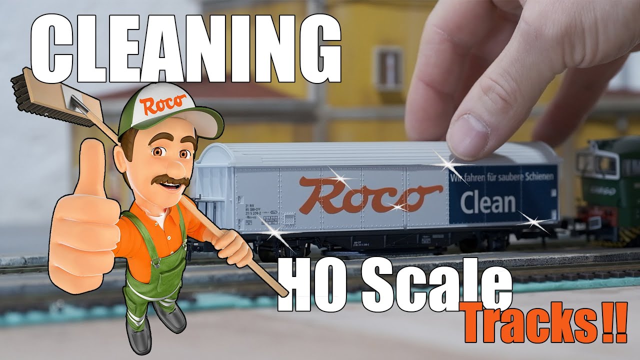 PULIZIA TRACCIATO FERROVIARIO IN H0 | ROCO CLEAN TRACKS + ACCESSORI E ...