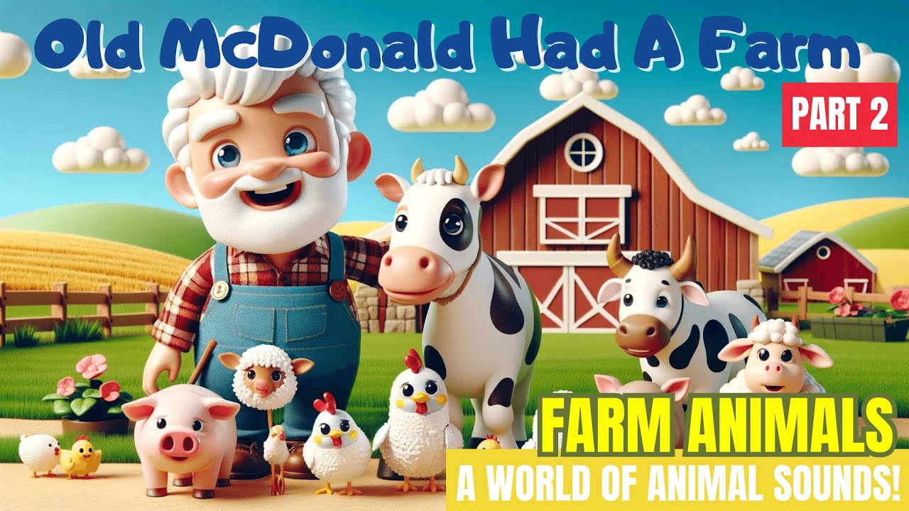 Old Macdonald had a Farm (Part 2) | Kids Song | Nursery Rhyme - YouTube