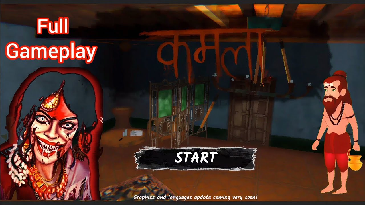Hard mode Exploring KAMLA House: The Creepiest Indian Horror Game ...