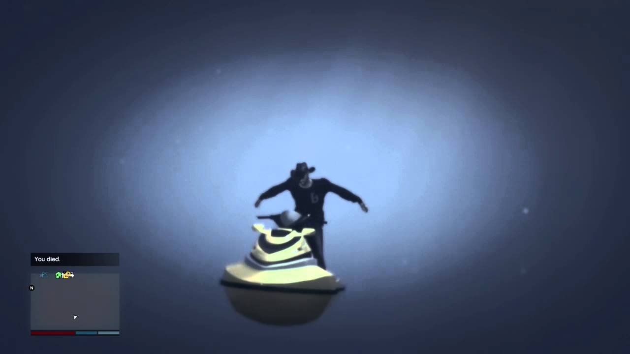 GTA V: Sinking jet ski - YouTube