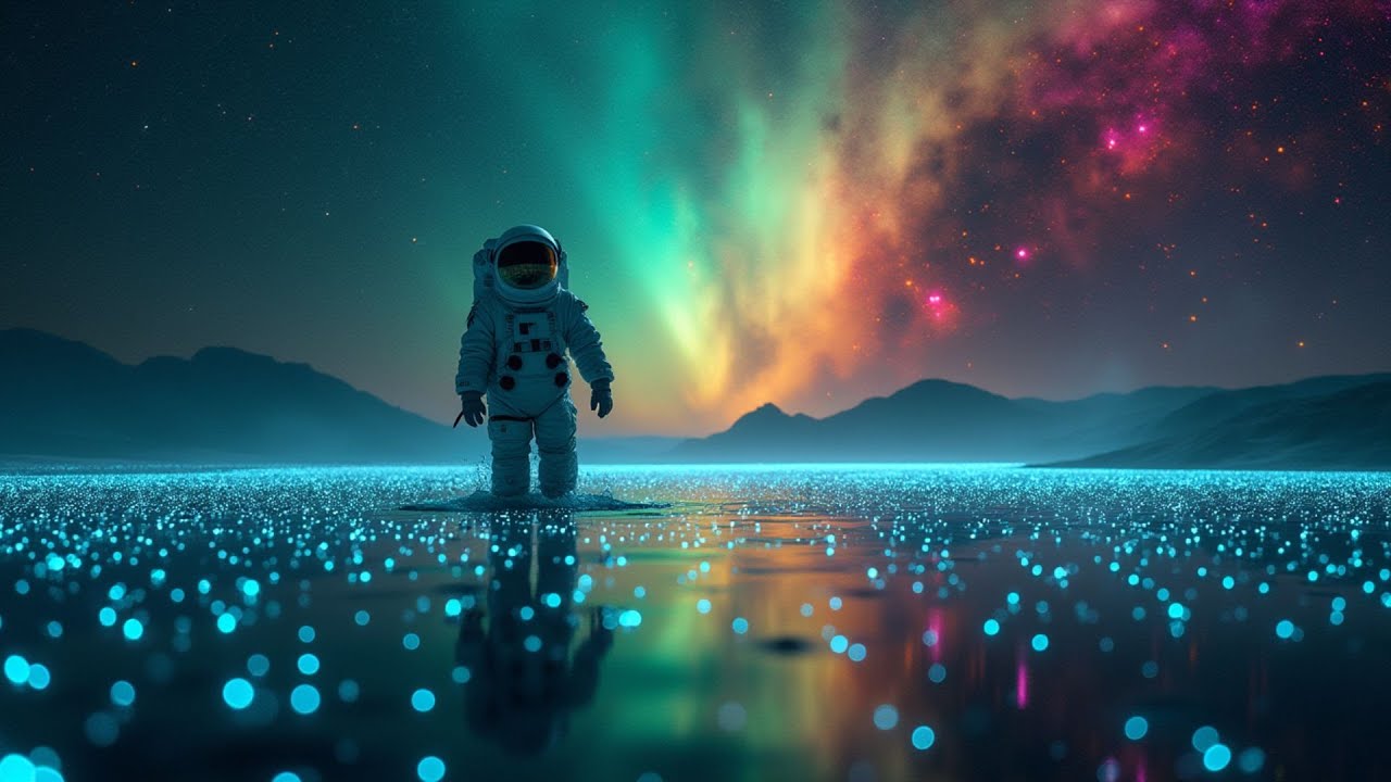 Journey to Alien Paradise • 5-Hour Ambient Space Walk for Deep Sleep ...