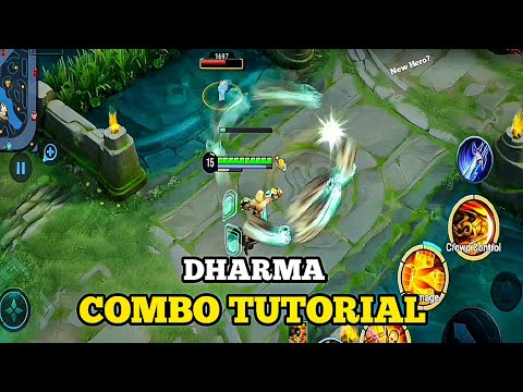 Honor of kings ( Dharma Tutorial combo ) HOK 2024 - YouTube