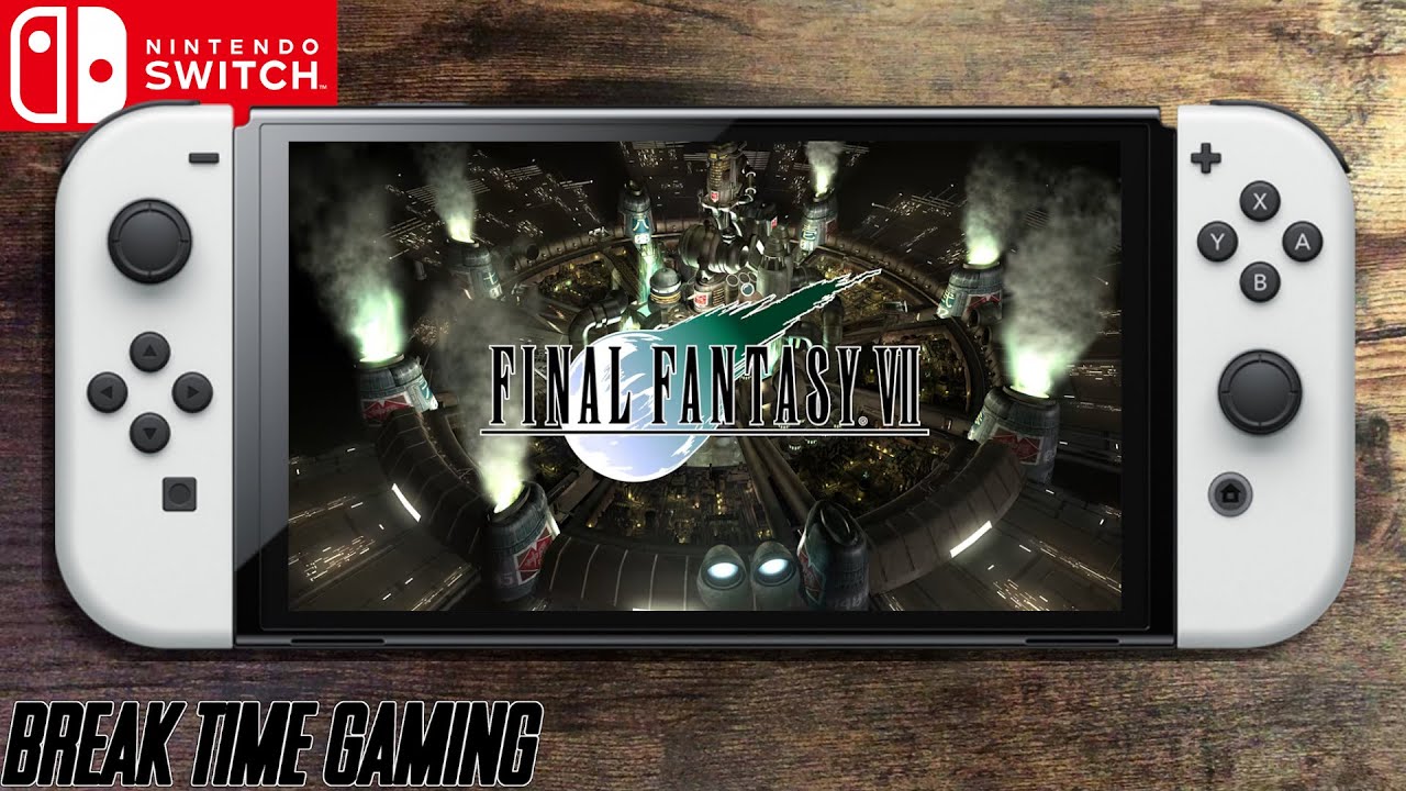 Final Fantasy 7 - Nintendo Switch OLED Handheld Gameplay - YouTube