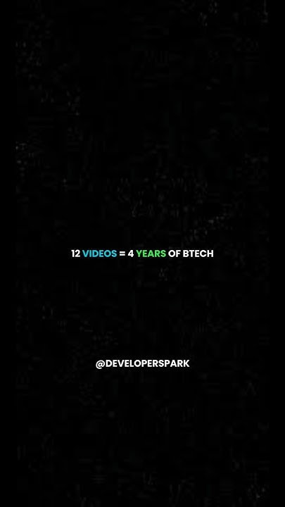 12 Videos for Engineering 🔥 #coding #programming #btech - YouTube