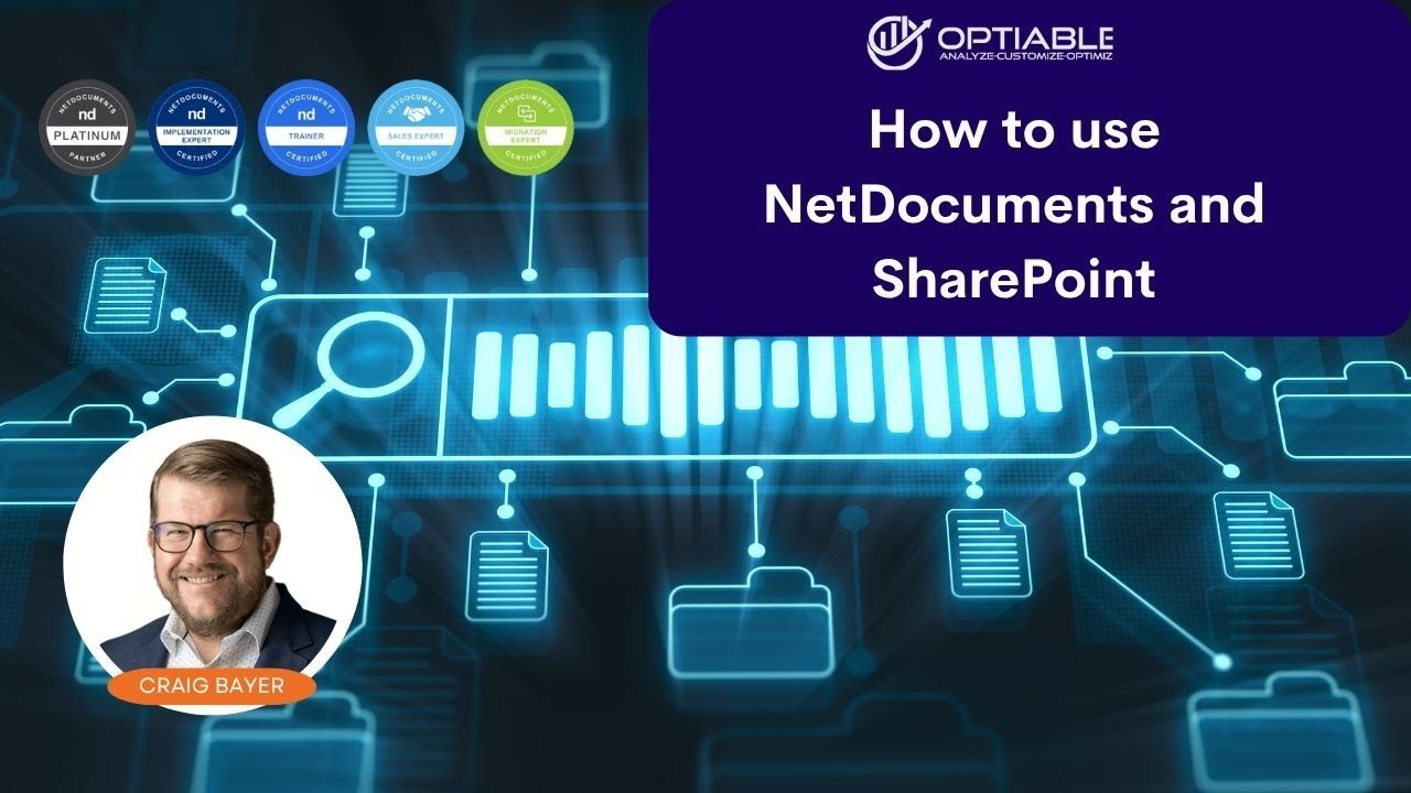 How to Use NetDocuments and SharePoint - YouTube