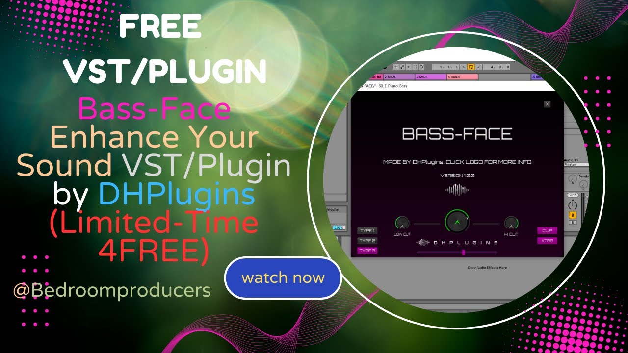 Bass-Face - Enhance Your Sound VST/Plugin by DHPlugins (Limited-Time 4FREE) #BassFace #DHPlugins ...