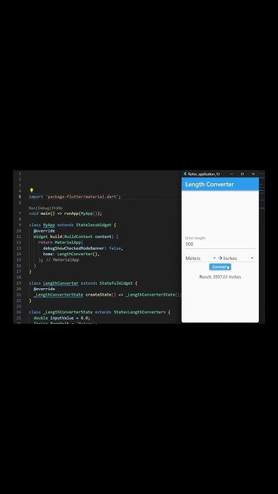Flutter Measurement App Flutter Coding Flutterdev Code Coder Android Flutterio Developer