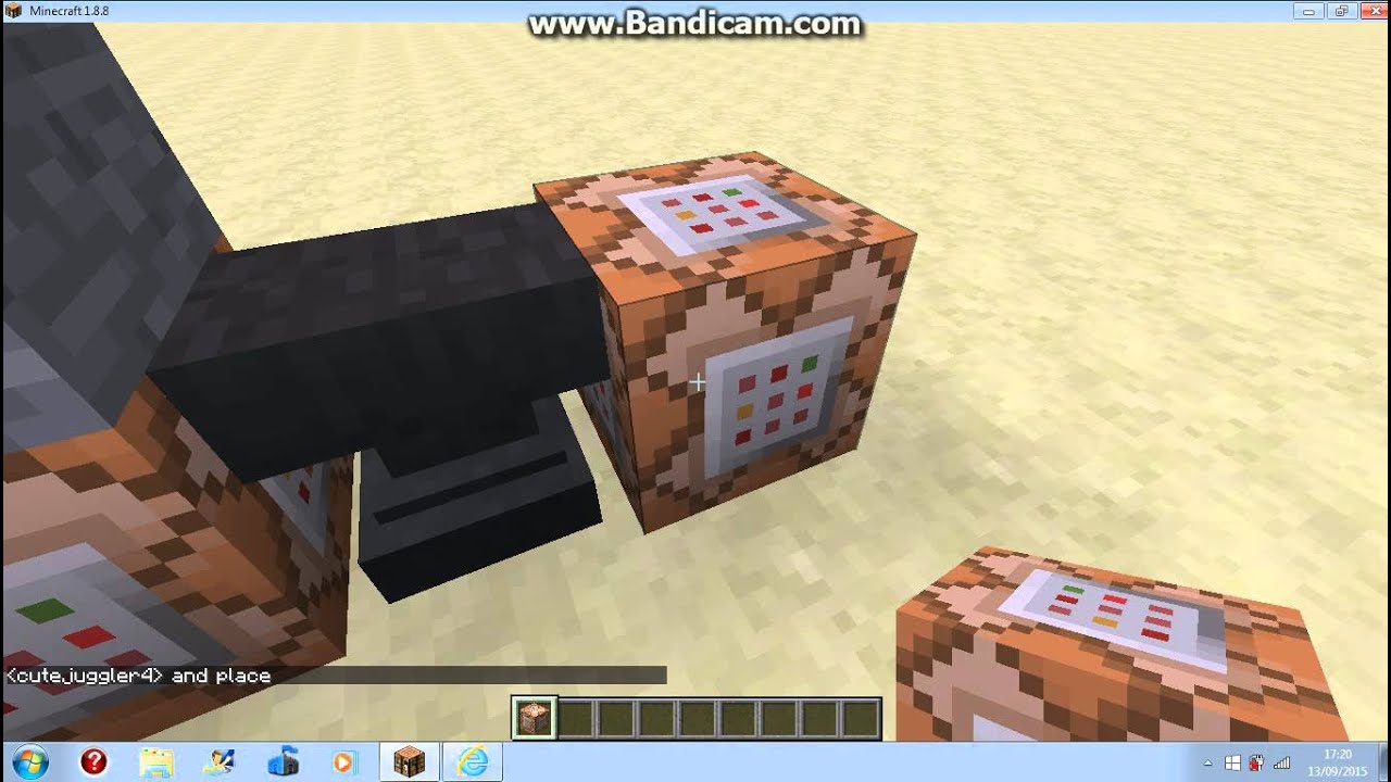 how to make a command block talk! - YouTube