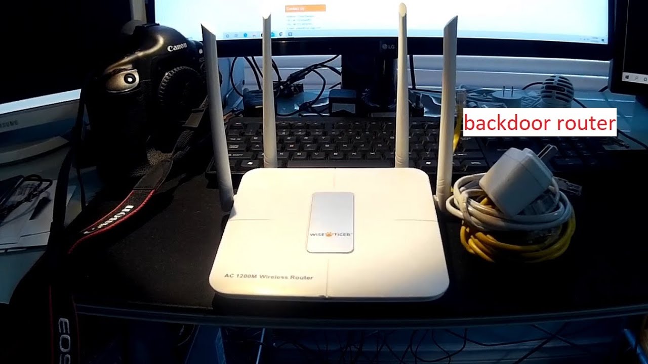 wise tiger ac 1200m wireless router*back door router avoid* - YouTube