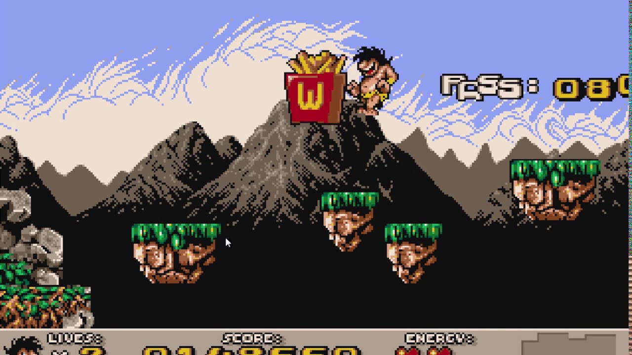 90s Dos game Prehistorik 2 ! Longplay ! All level ! - YouTube