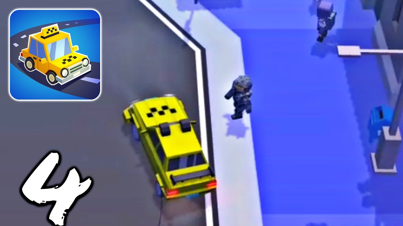 TAXI RUN - CRAZY DRIVER - Walkthrough Gameplay - PART 4(iOS/Android ...
