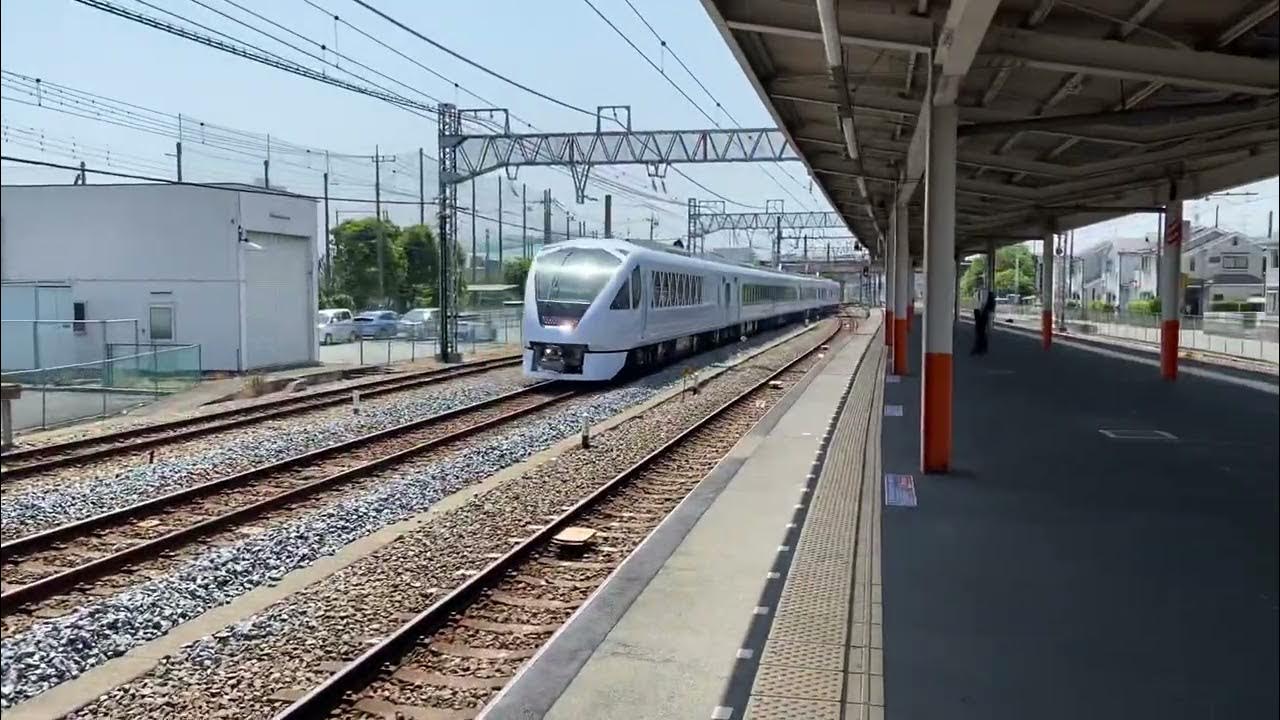 東武N100系 N102F スペーシアX 試運転 北春日部駅通過 - YouTube