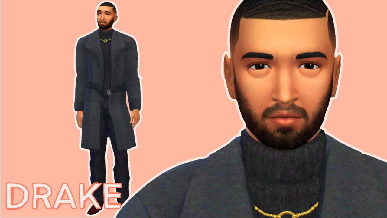 CREATING DRAKE IN SIMS 4 // CREATING CELEBRITIES IN SIMS 4 CAS (CC ...