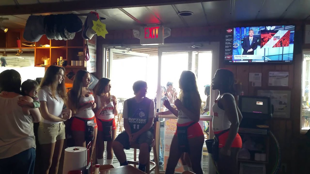 Gavin get a Hooters birthday greetings - YouTube