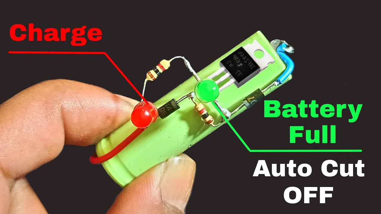 3.7V Battery Charger With Auto Cut Off | So Simple Auto Cut Off 3.7V ...