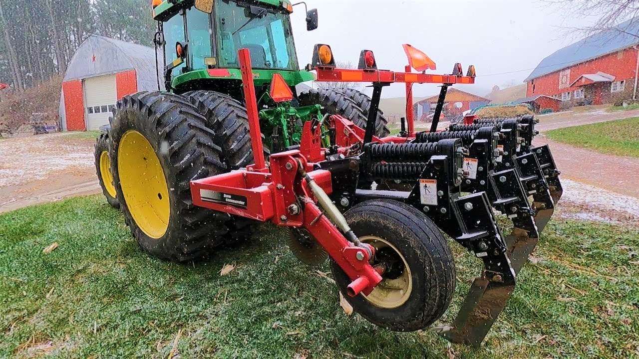 Subsoiling on a Small Dairy Farm! Deep Tillage! - YouTube