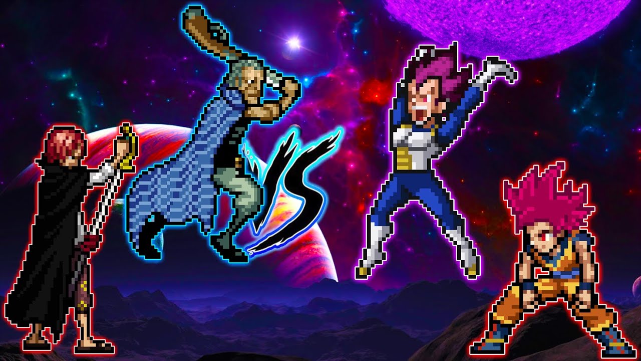 🔥SHANKS OP & BENN BECKMAN OP VS GOKU LB V.6 OP & VEGETA DBS V 3.5 OP IN ...