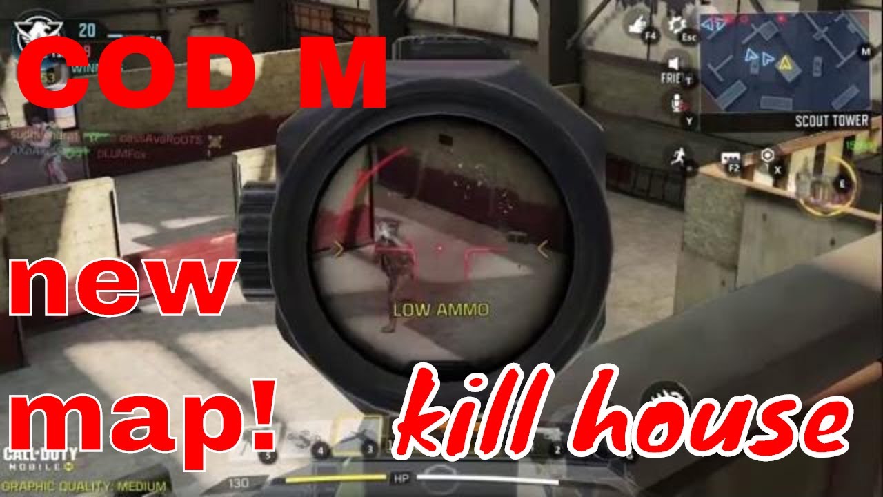 Call of duty mobile new map kill house| front line match in kill house ...