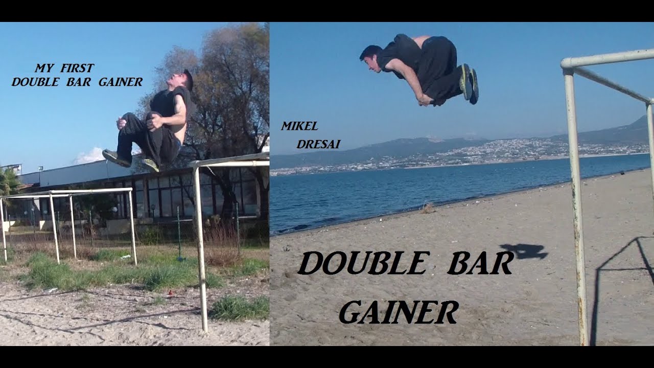 Mikel - 'double bar gainer' - YouTube