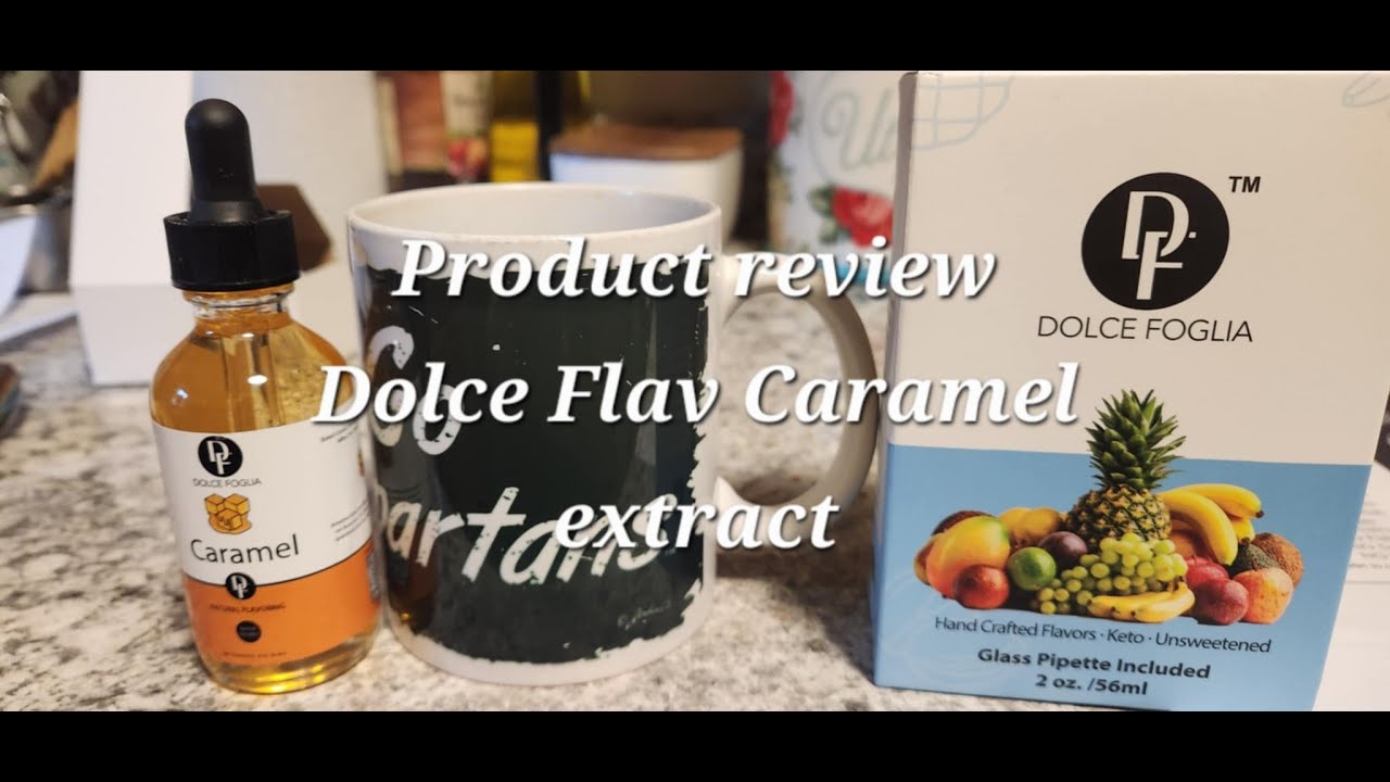 Product Review Dolce Flav Caramel extract - YouTube